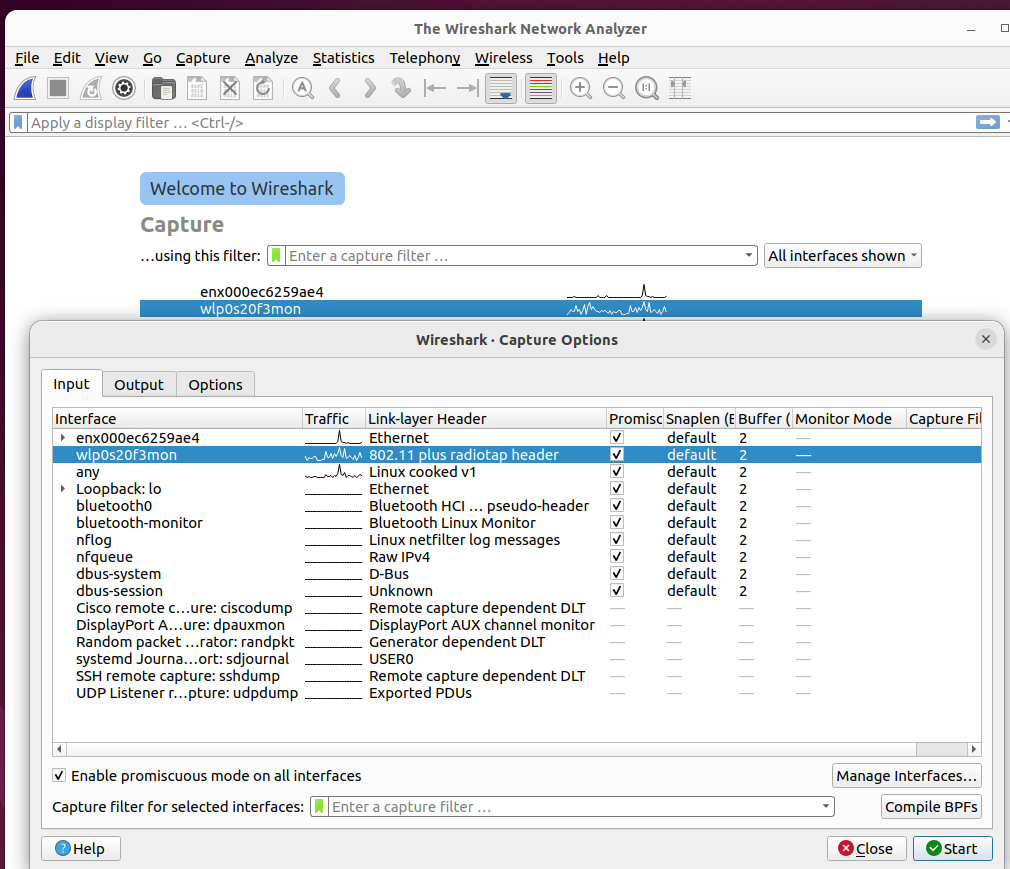 使用Ubuntu进行WiFi抓包 | 一苇万顷